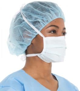 CRG Halyard The Lite One Surgical Mask side view - Clean Room Garments